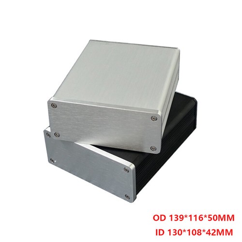 Aluminum Audio Amplifier Enclosure/ Mini AMP Case Preamp Box PSU ...