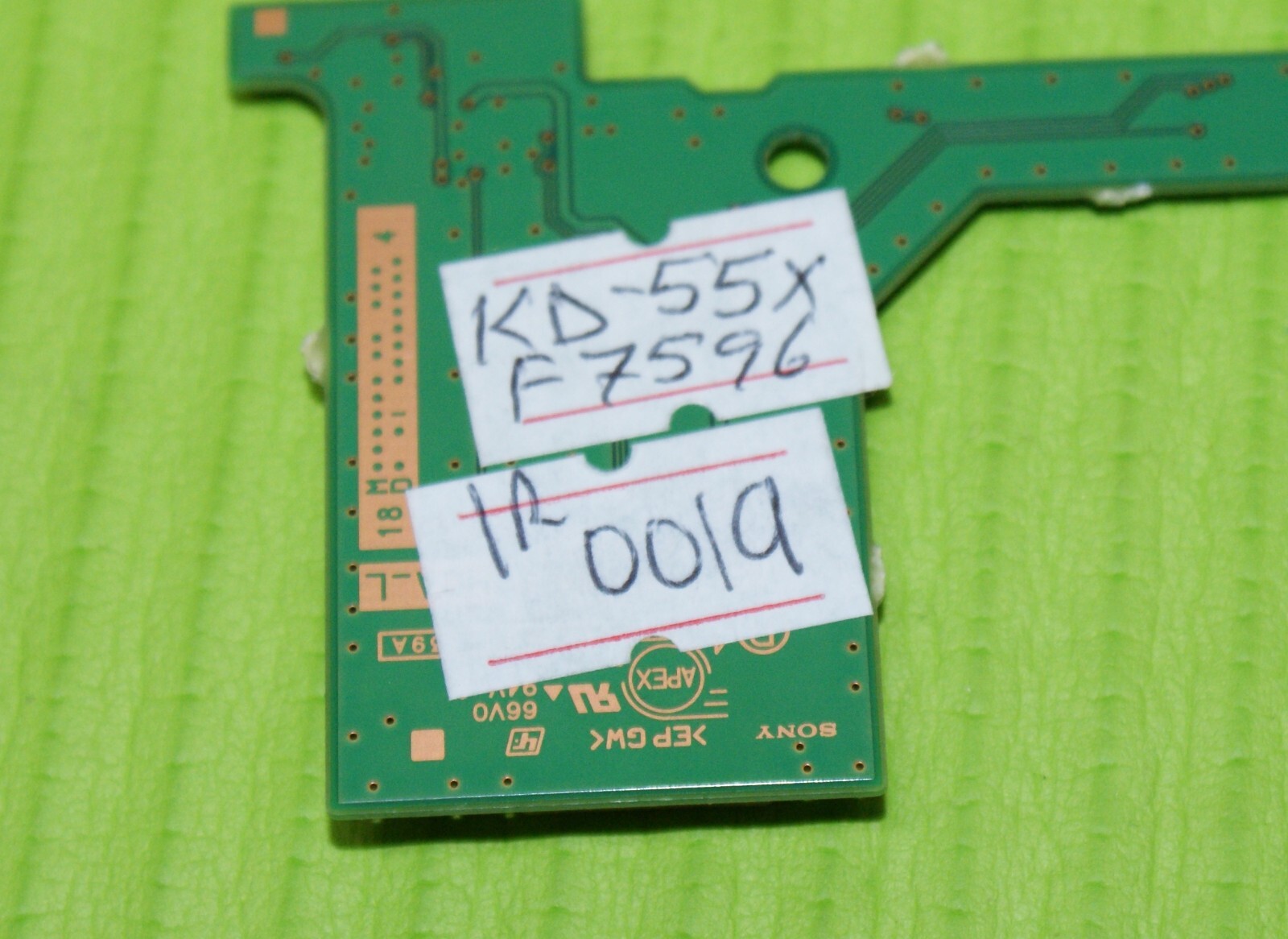 IR REMOTE CONTROL SENSOR BOARD FOR SONY KD-55XG8196 KD-55XF7596 TV 1 ...