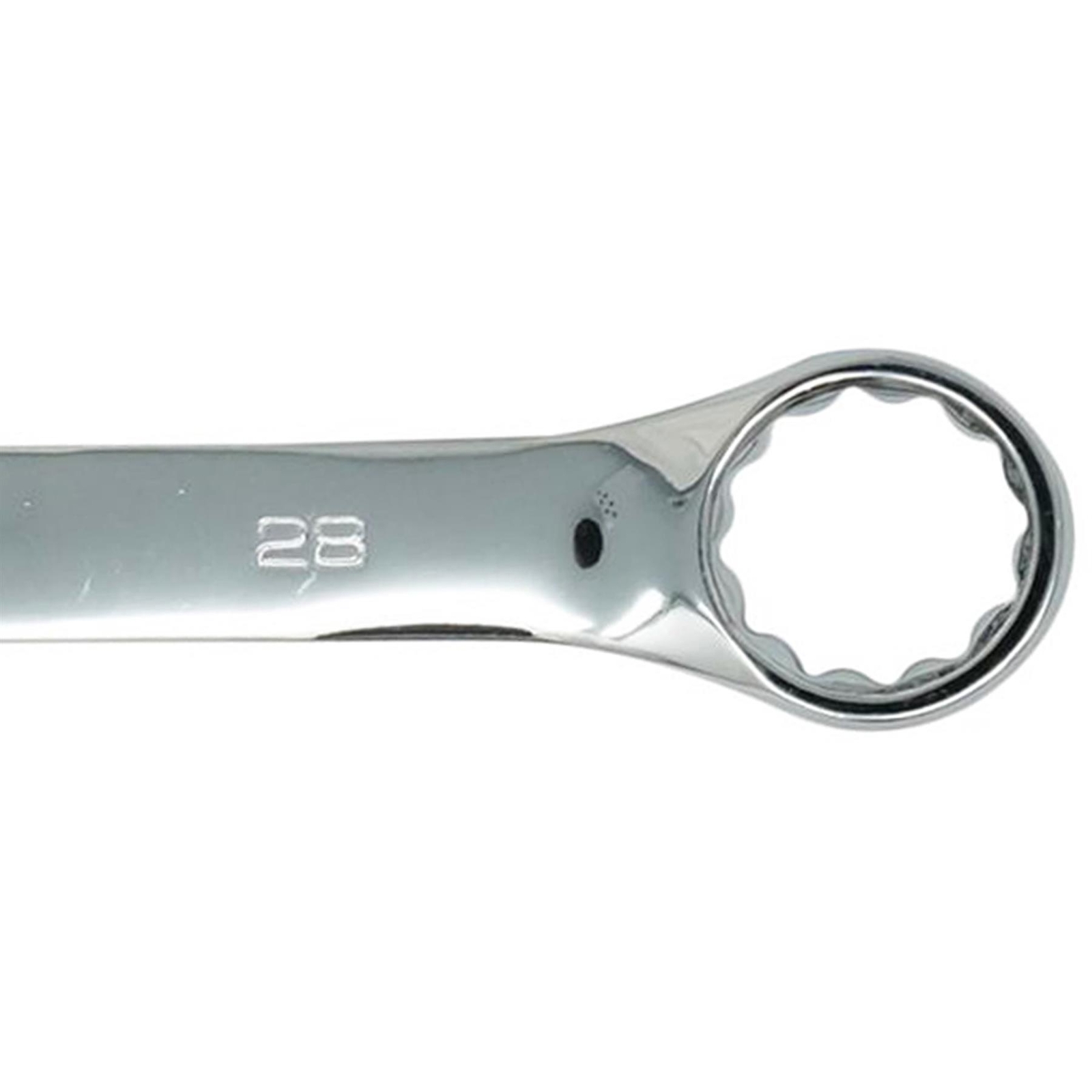 28mm Combination Spanner Fixed Head Open & Ring End Metric Polished CRV ...