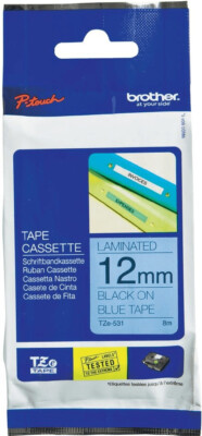Original Brother Ruban Tze 531 pour P-Touch 2400 2430 2450 2470 2730 | eBay
