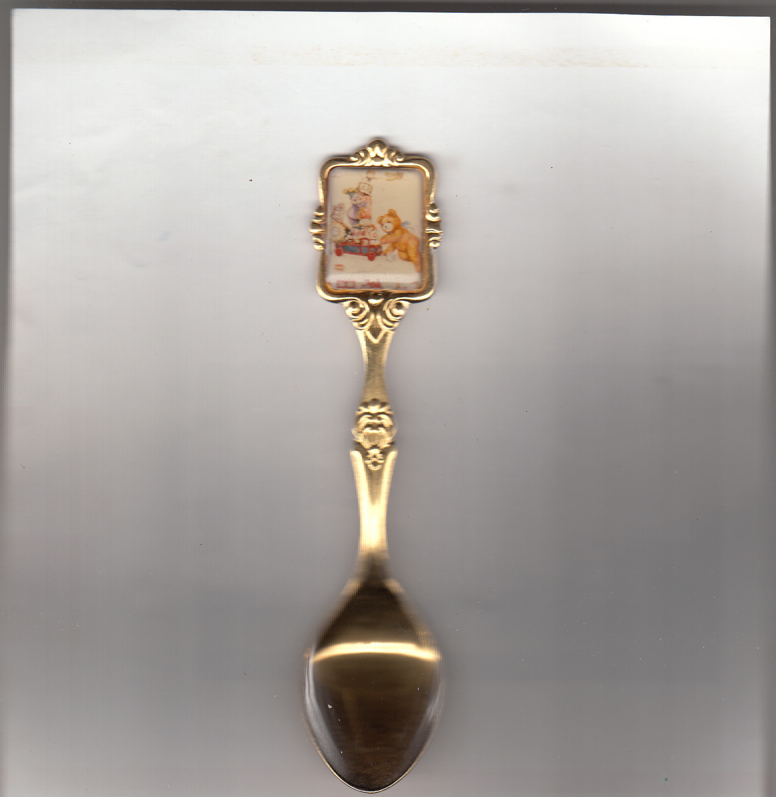 Children-[Sonic Spoon 1980s]-Australia- Gold Souvenir Spoon | eBay