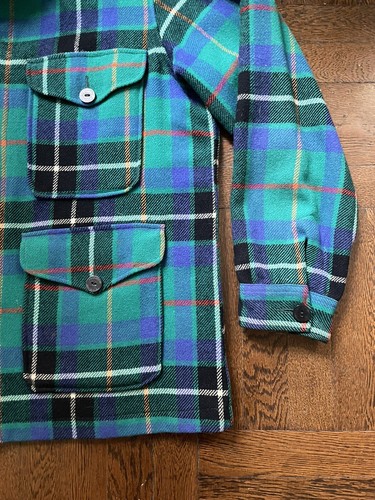Vintage Pendleton Wool Hunting Jacket - Plaid Mackinaw Cruiser - L | eBay