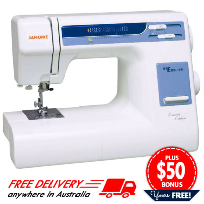 Janome MW3018LE My Excel 18W LE Sewing Machine - Strong Mechanical ...