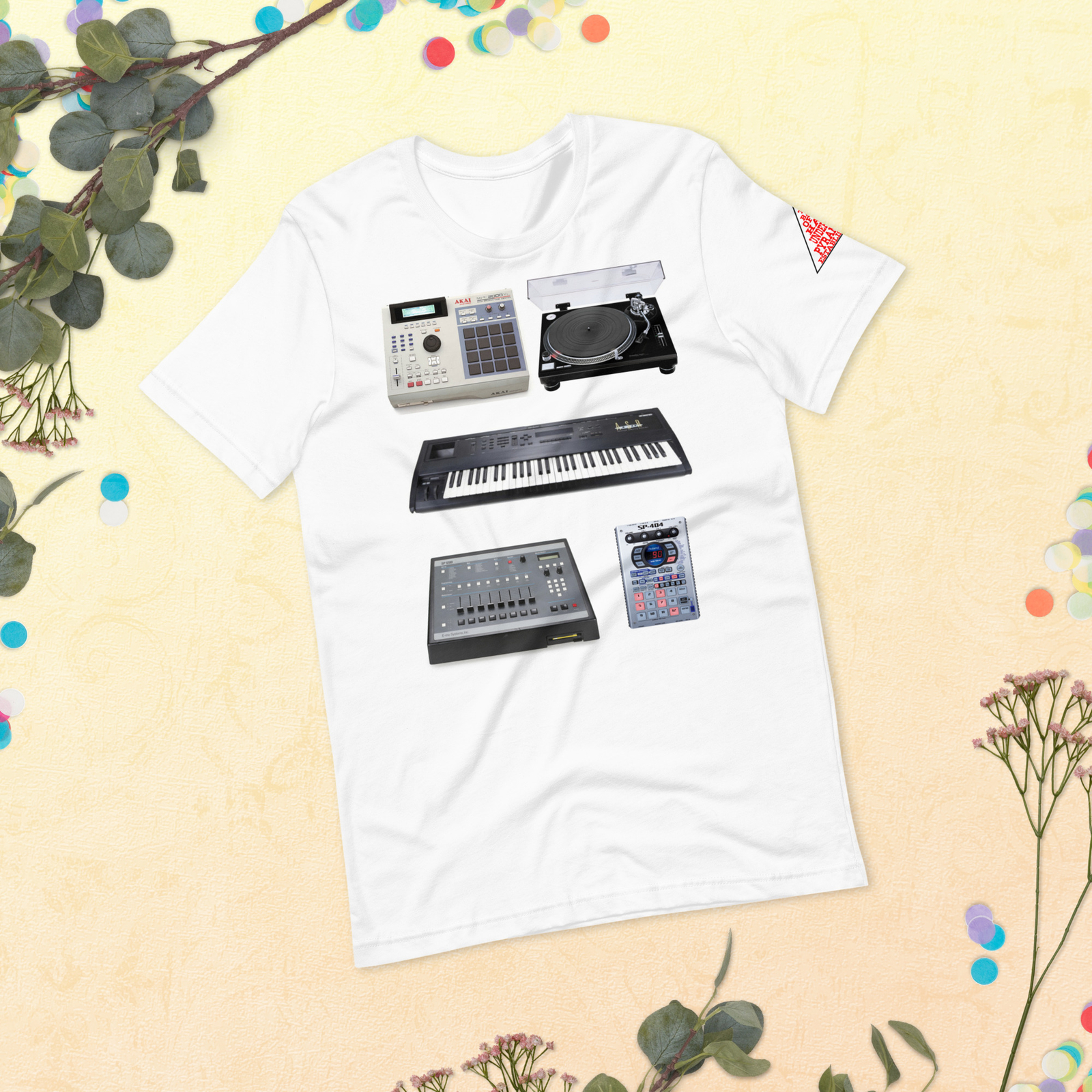 BOHUP - Vintage Toys T-shirt (MPC 2000XL, SP-1200, ASR-10,SP-404 ...