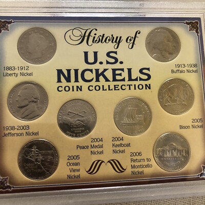 United State Mint History Of U.S. Nickels Coin Collection 1912-2006 | eBay