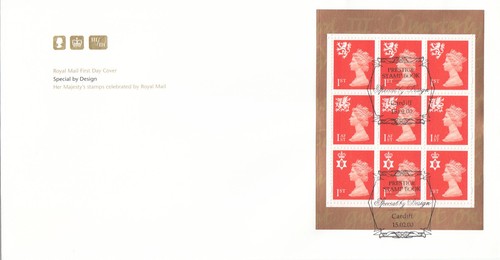 Special by Design Booklet Pane GB RM FDC Cardiff 2000 NO INSERT (134667 ...