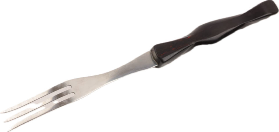 Cutco #1726 KD Meat Turning 3 Tine Fork Brown Handle USA | eBay