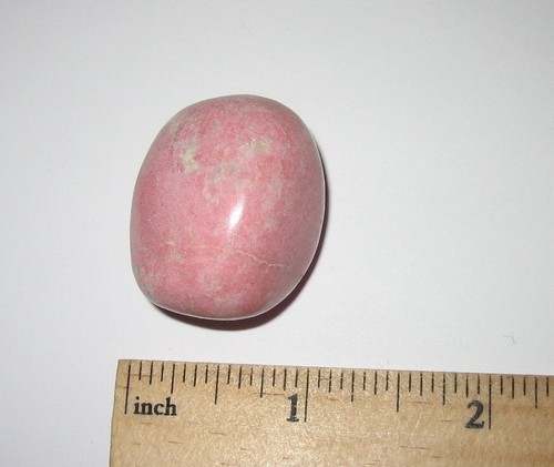RARE! 1.25" TUMBLED POLISHED NATURAL THULITE STONE MINERAL FROM NORWAY ...