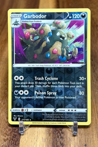 Garbodor 111/185 Reverse Holo Vivid Voltage Pokemon TCG Card NM ...