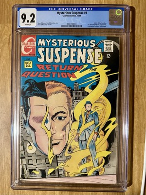 MYSTERIOUS SUSPENSE #1 CGC 9.2 WHITE 1968 CHARLTON RETURN OF THE ...