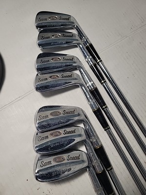 Wilson Sam Snead Blue Ridge Hat Aero-Flo RH Steel Iron Set 4-9, Vtg ...