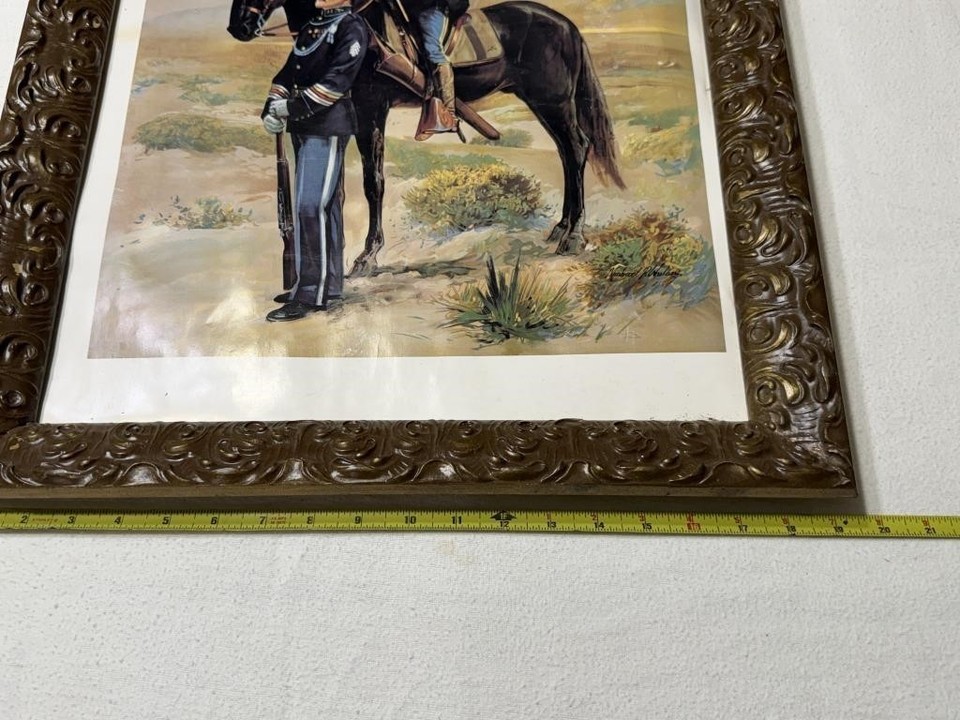 Men Wanted For The Army Poster witht Frame Military Collectibles Man ...