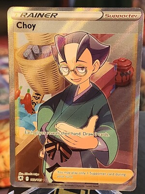 Choy - Full Art Trainer 182/189 Ultra Rare Astral Radiance Pokemon TCG ...