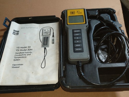 YSI 30/10 FT Salinity Conductivity Temperature Meter/Detector Unit. | eBay