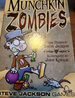 Munchkin Zombies Color Card Game Steve Jackson Games SJG 1481 Halloween ...