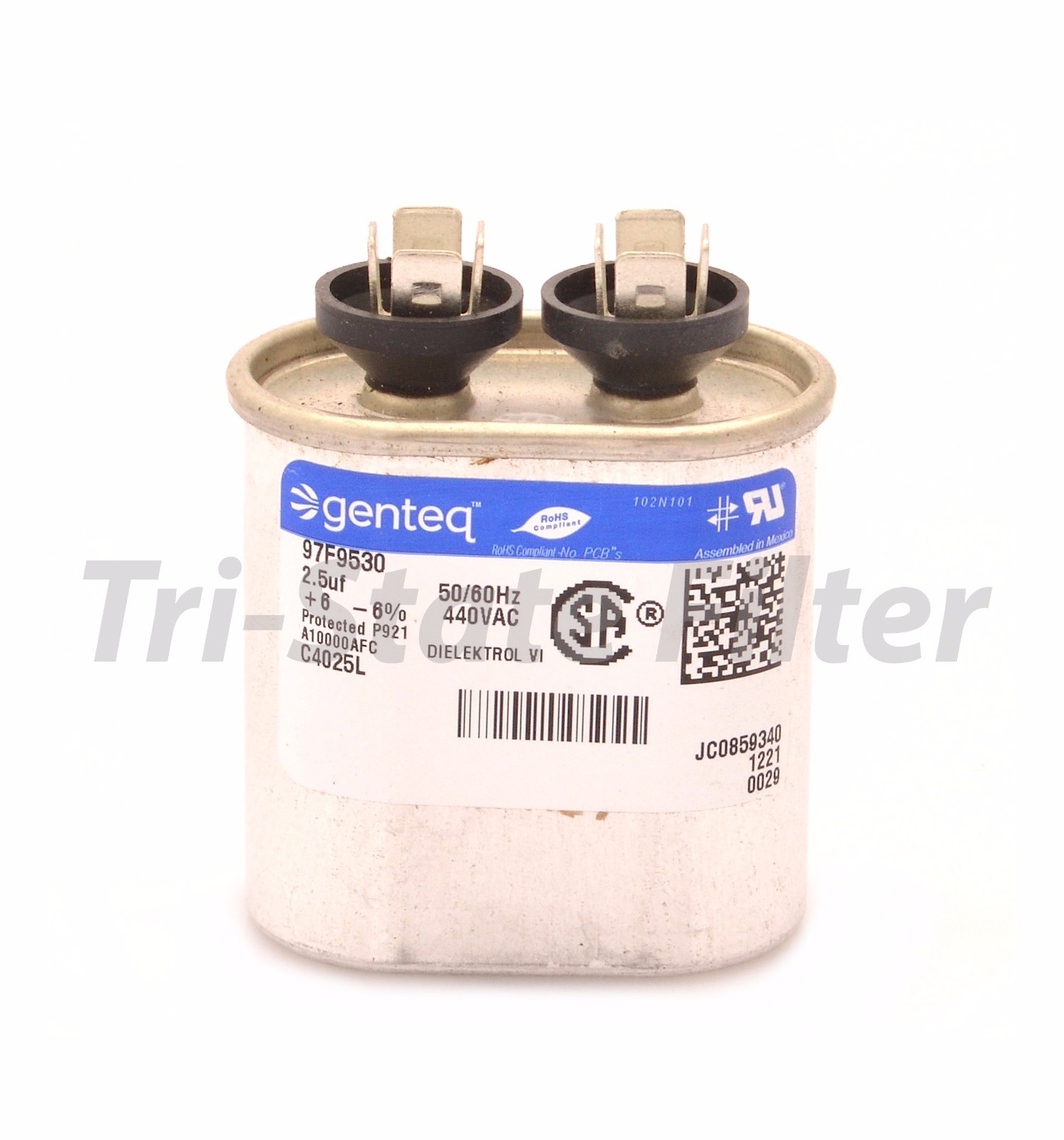 GE Capacitor Round 20 uf MFD 370 volt 27L321 B9456-65 for sale online ...
