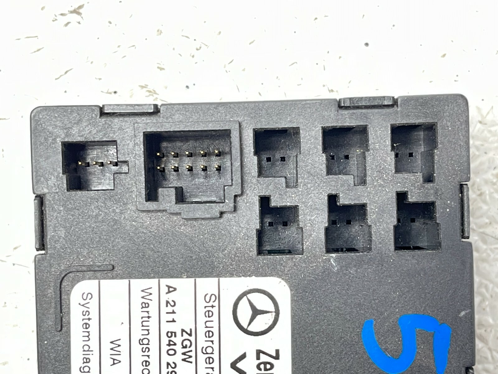 2003 MERCEDES-BENZ W211 E320 RWD CENTRAL GATEWAY CONTROL MODULE UNIT ...