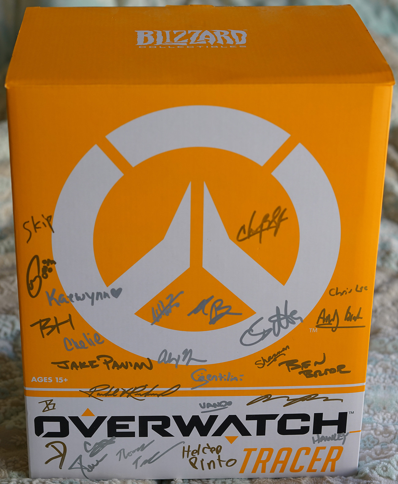 Autographed Overwatch Tracer Limited Editon Statue Blizzcon 2015 ...