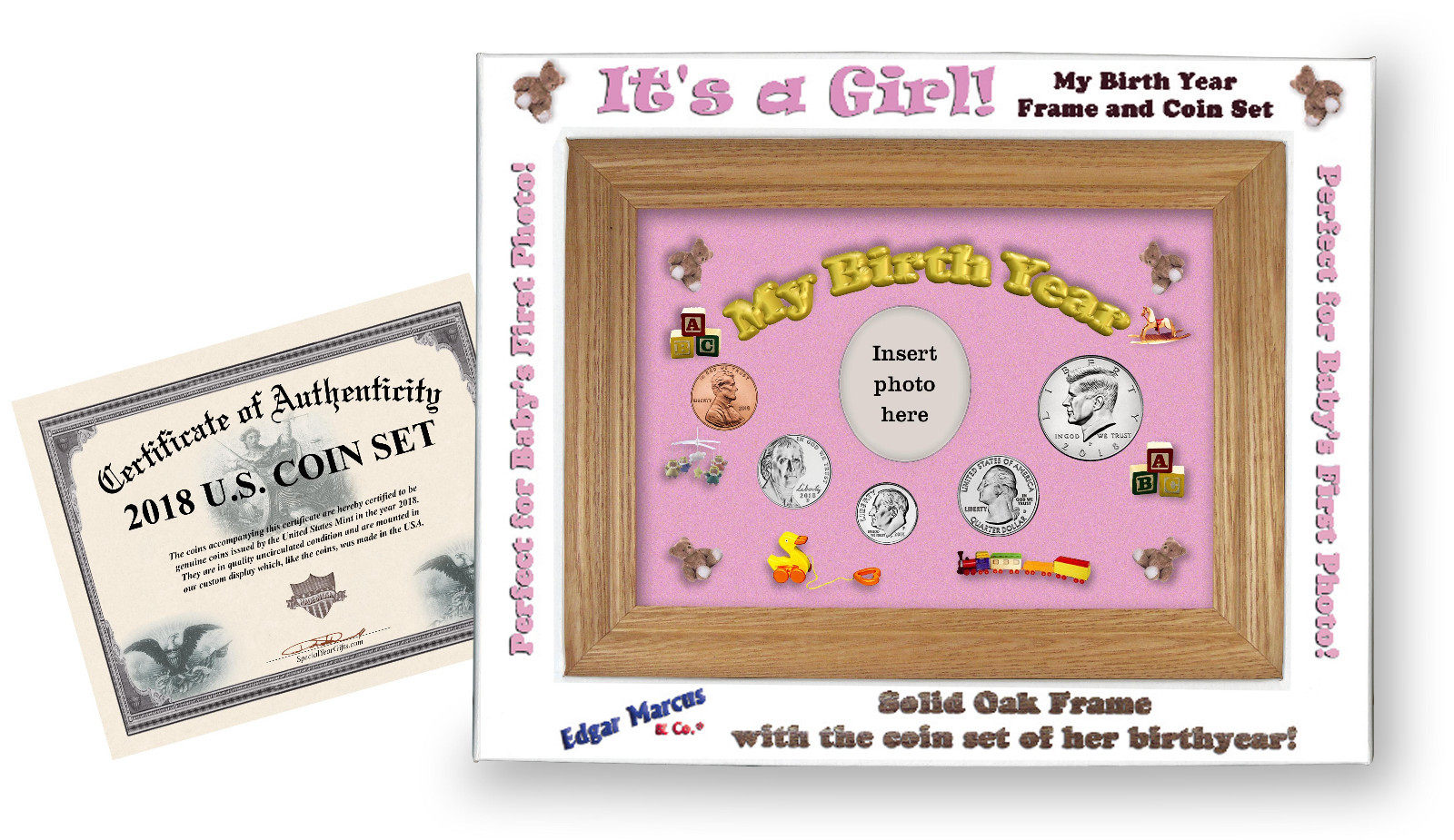 Framed Birth Year Coin Gift Set For Girls, Toy Motif, 2013 | eBay