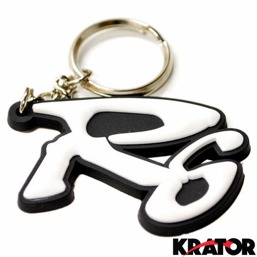 Yamaha YZF R6 R6S YZFR6 YZF Rubber Keychain Key Chain Ring Fob Logo ...