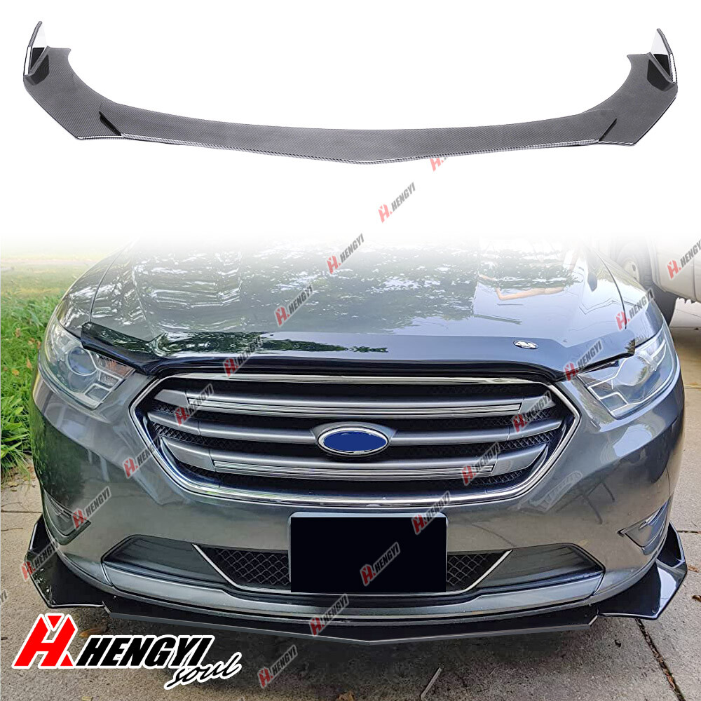 Carbon Fiber Style Front Bumper Lip Spoiler For Ford Taurus 2012-2019 ...
