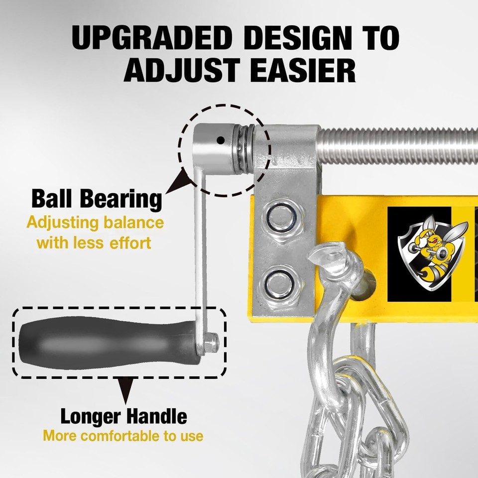 Heavy Duty Engine Hoist Leveler Cherry Picker Shop Crane Load Lift Tool ...