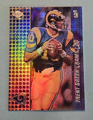 2000 Collector's Edge T3 TRENT GREEN #113 Holo Platinum SP #/500 Rams ...