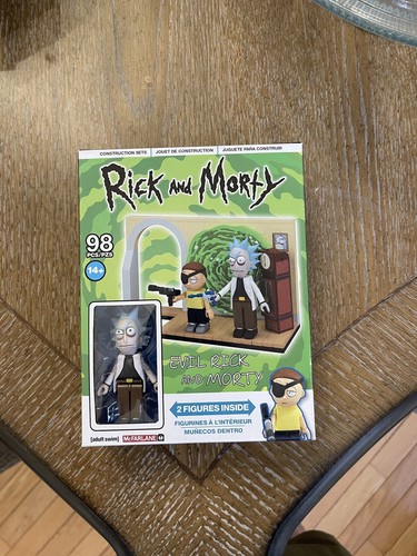 MCFARLANE RICK AND MORTY EVIL RICK AND MORTY 98 PC CONSTRUCTION SET NIB ...