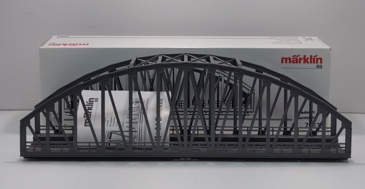 Marklin 7263 HO Scale 14" Arch Bridge LN/Box | eBay