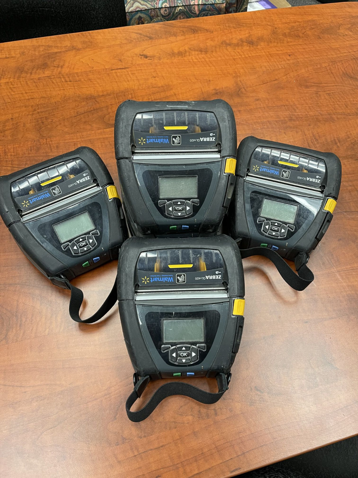 Zebra QLN420 4in Mobile Printer QN4-AUNA0E01-W1 Bluetooth Lot of 5 ...