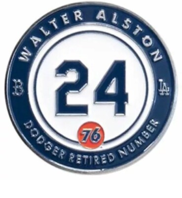 2017 MLB Los Angeles Dodgers retired number #24 - Walter Alston ...