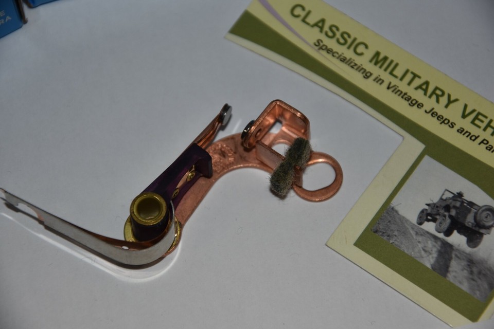 Willys CJ2A Blue Streak Distributor Contact Points. L134 F134 MB CJ3A ...