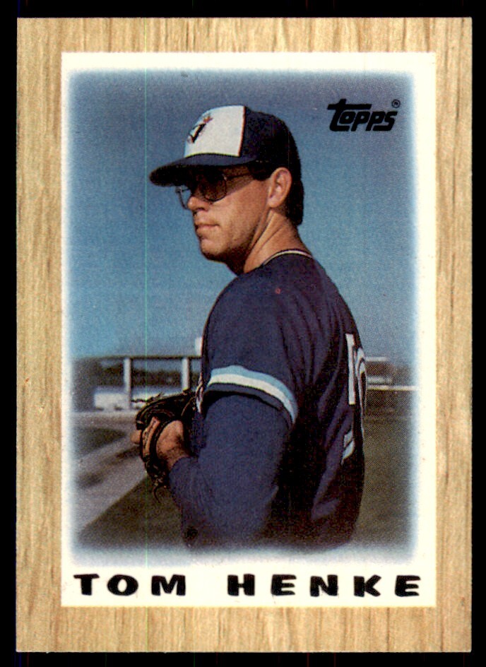 1987 Topps Major League Leaders Tom Henke Baseball Cards #76 | eBay
