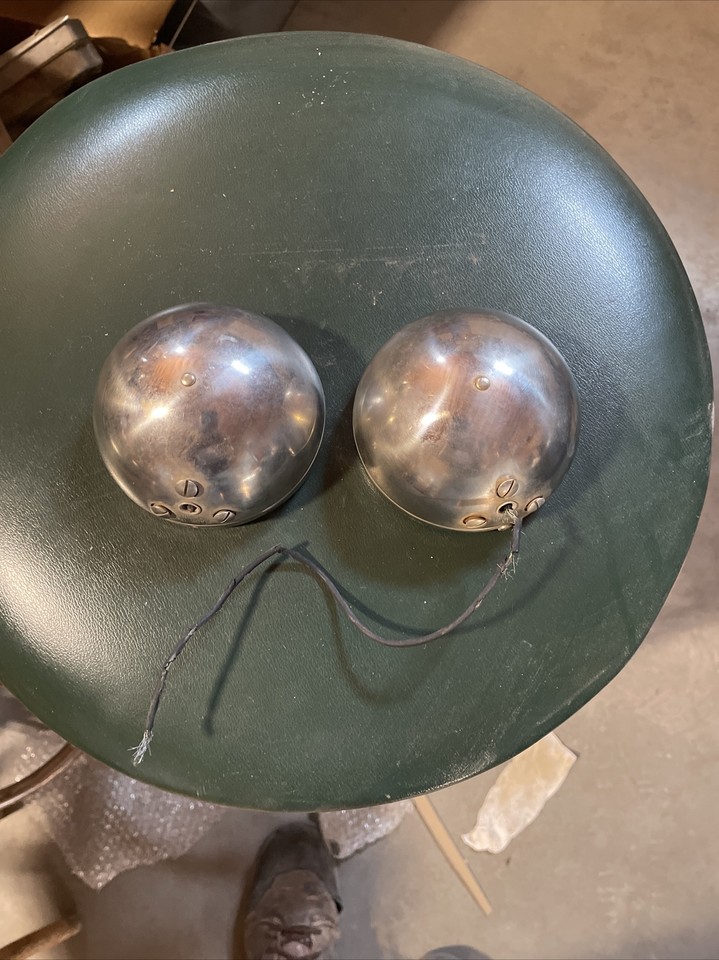 Vintage Stainless Steel Cowl Lights 4” | eBay