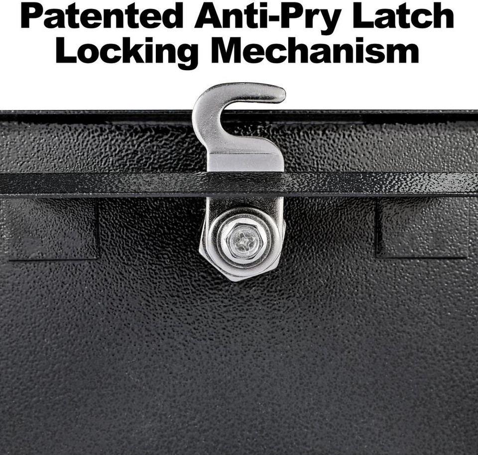 Locking Security Mailbox Locking Post Mount Box High Security Patented ...