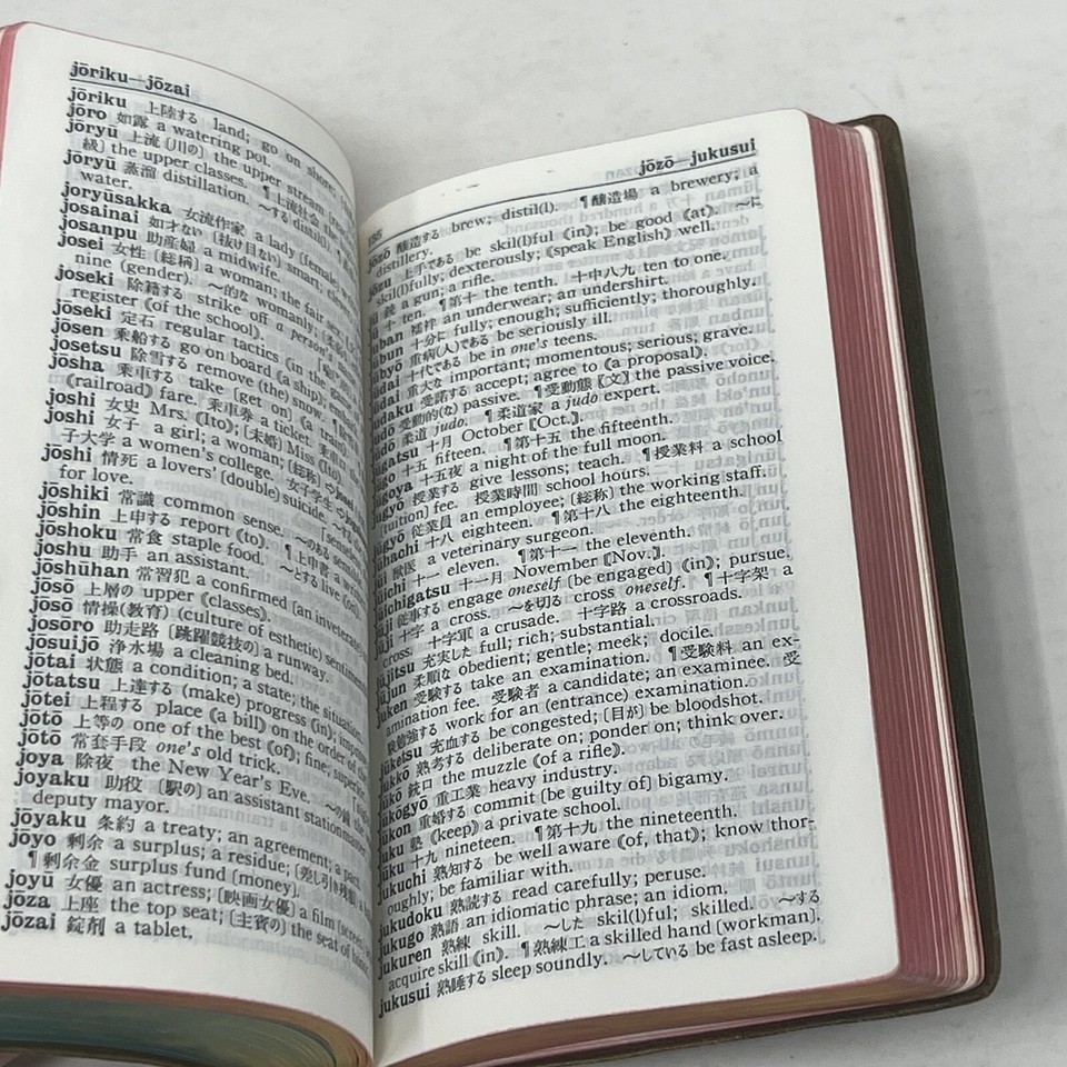 Sanseido's Gem Dictionary Mini Book 4th Edition English/Japanese With Case | eBay