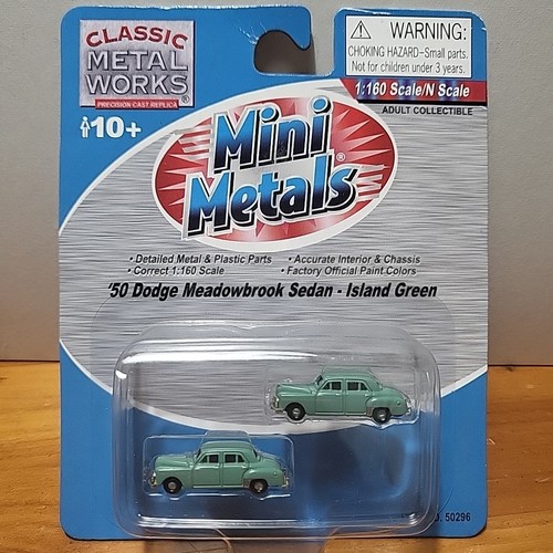 Mini Metals N Scale (1:160) 1950 Dodge Meadowbrook Sedans in Island ...