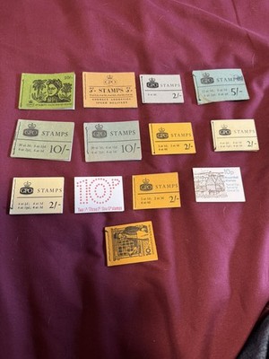 Joblot Of 13 GPO Stamp Booklets | eBay UK