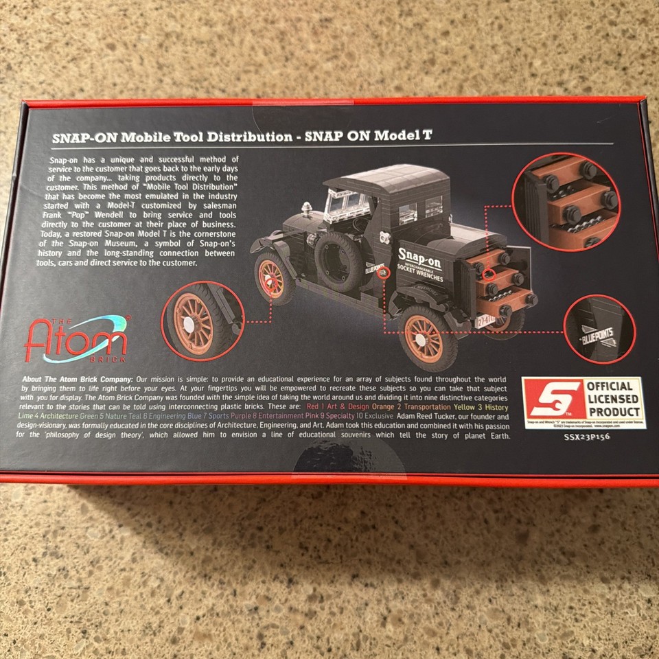 SNAP ON TOOLS The Atom Brick Mini Bricks Snap-On Model T - SSX23P156 | eBay