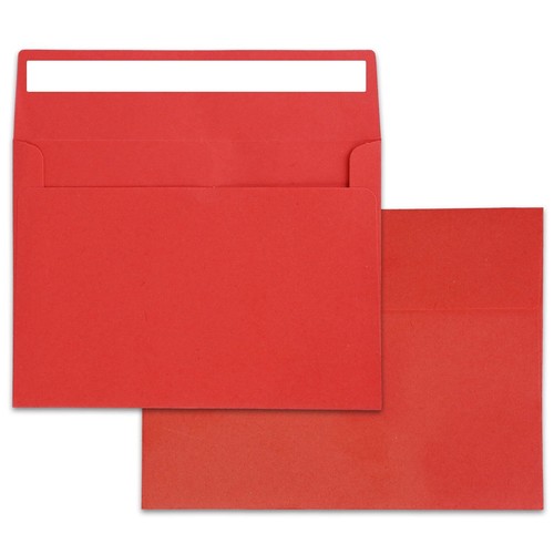 50 Packs A7 Red Envelopes5x7 Envelopes for Invitations5x7 ...