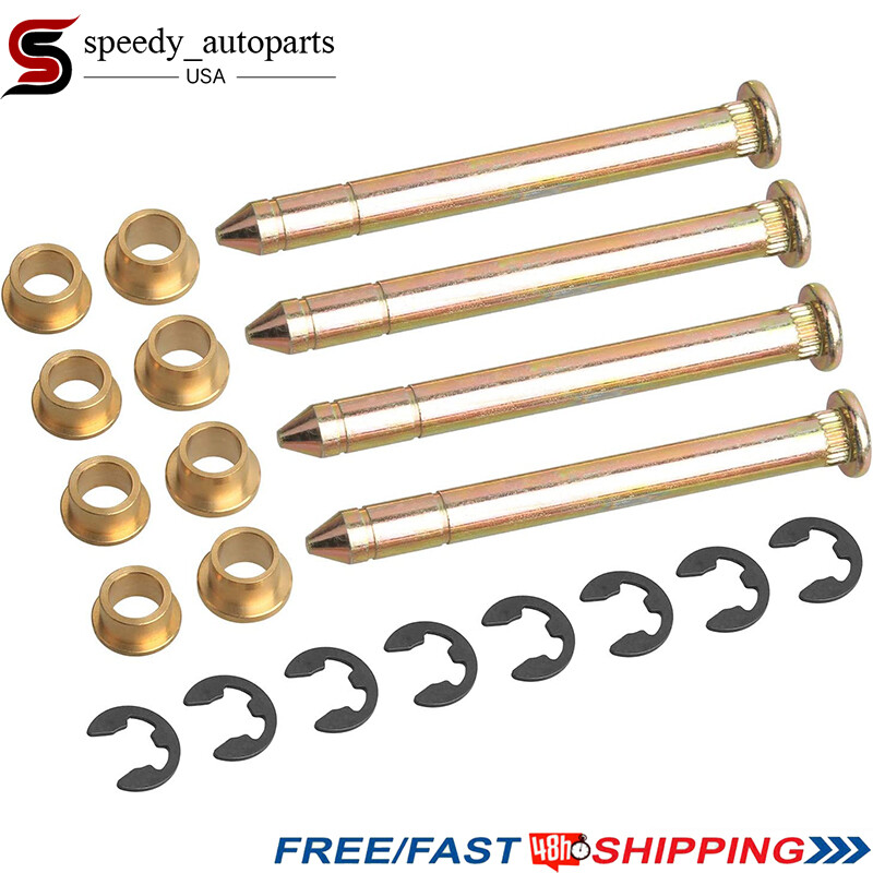 Door Hinge Pins & Pin Bushing Kit Replacement For Ford F150 F250 F350 ...