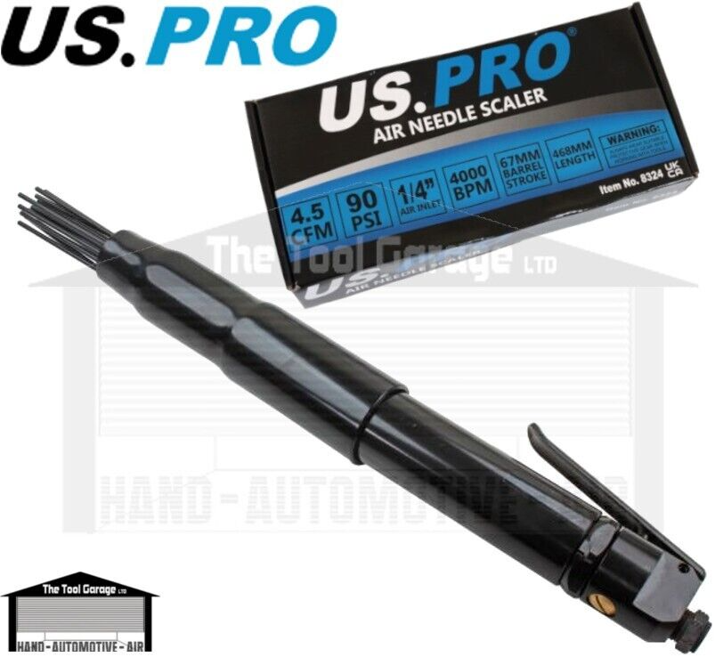 US PRO Tools Air Needle Scaler Descaler De - Ruster Remover Tool, NEW ...
