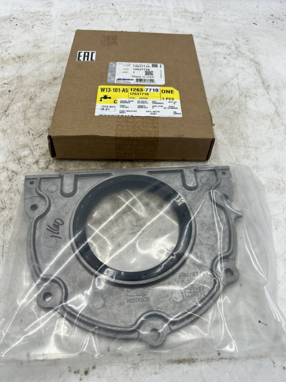 General Motors 12637710 Engine Crankshaft Seal for sale online | eBay