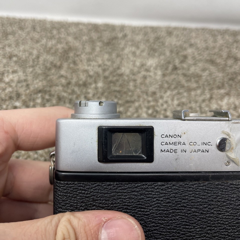 Canon Canonet QL19 Vintage 35mm Film Camera w/ 45mm f/1.9 Lens ...