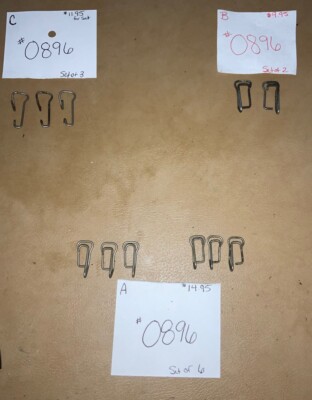 BRAKE HARDWARE DISC BRAKE PAD ANTI RATTLE CLIPS 3 Diff. Sets Sold ...