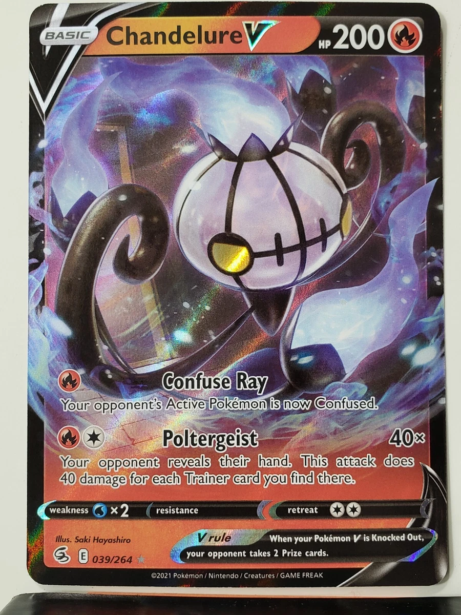 Pokemon Chandelure Card