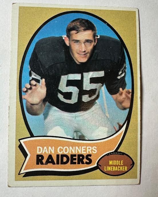 1970 Topps # 6 Dan Conners Oakland Raiders EX | eBay