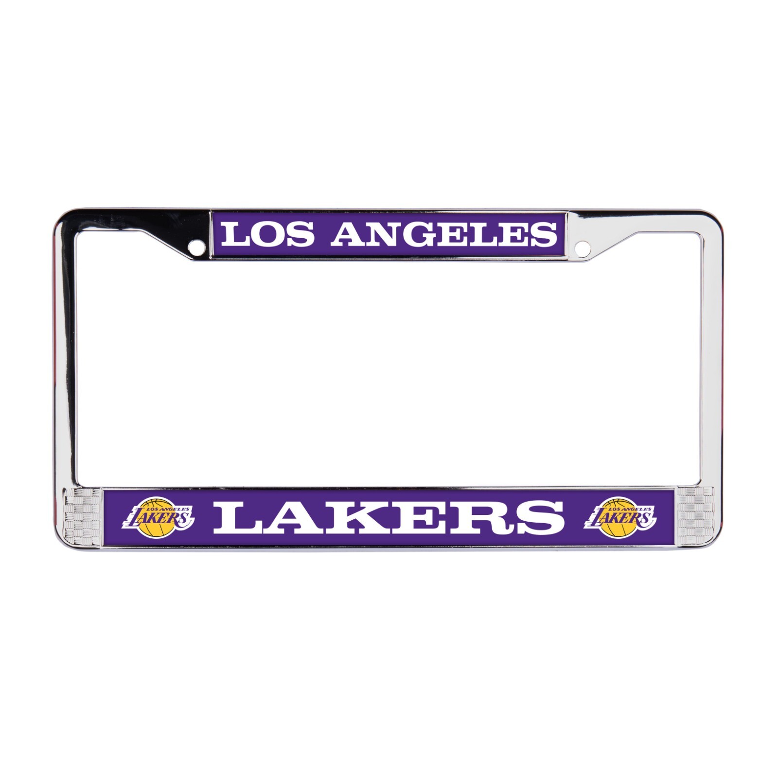 Los Angeles Lakers NBA 3D Polyurethane Domed Chrome License Plate Frame ...