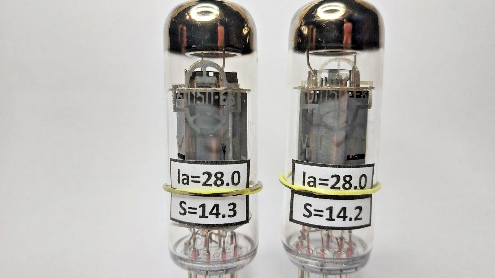6P15P-EV / EL83 / 6П15П-ЕВ MATCHED PAIR (2pcs) TUBES / VALVES New NOS ...