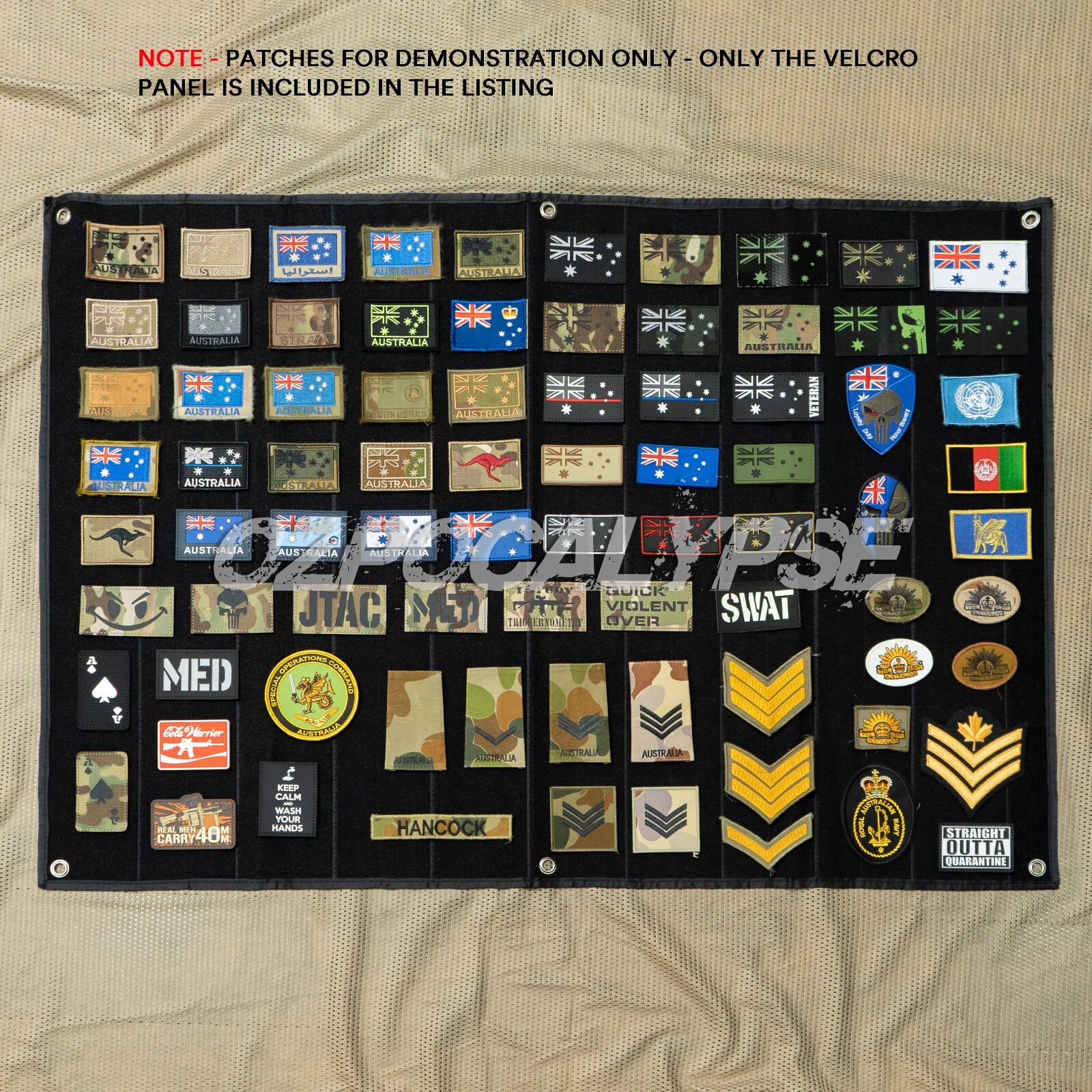 Giant Tactical Patch Panel - army military cadet molle dpcu multicam ...